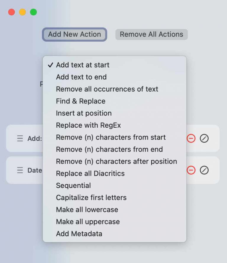 Batch File Renaming for macOS made easy with Advanced Renamer ...